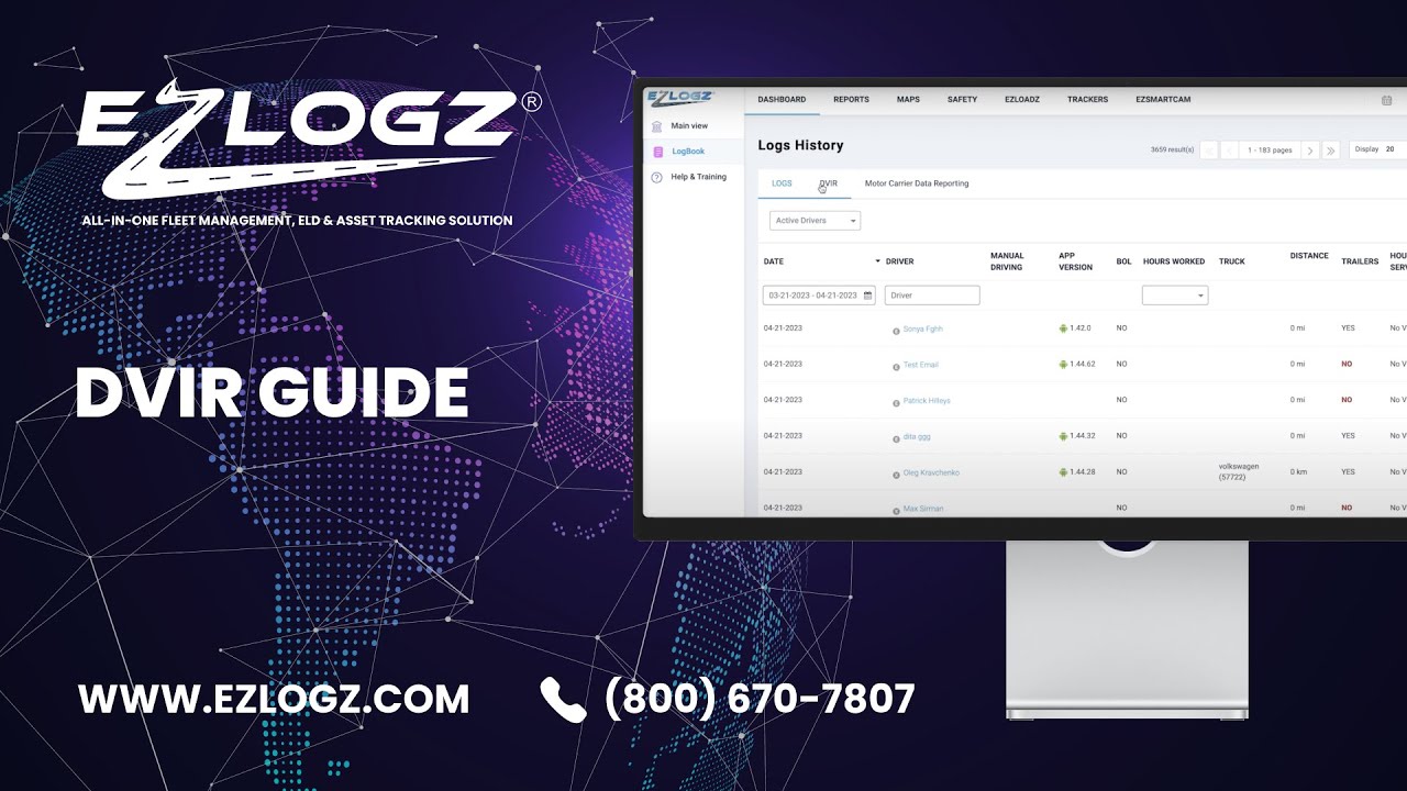DRIVER VEHICLE INSPECTION REPORT (DVIR) - YouTube