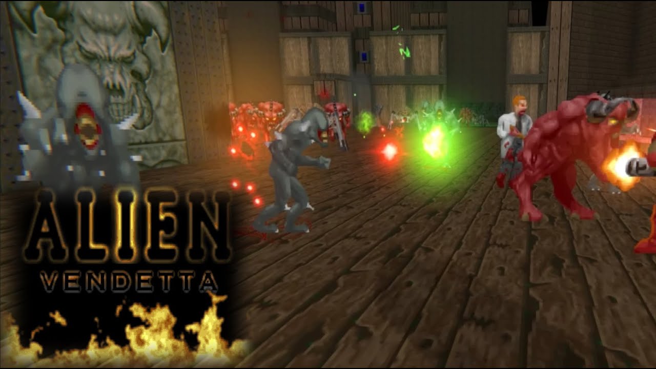 DOOM II with Project Brutality [Alien Vendetta] Level 15 Bulls on ...