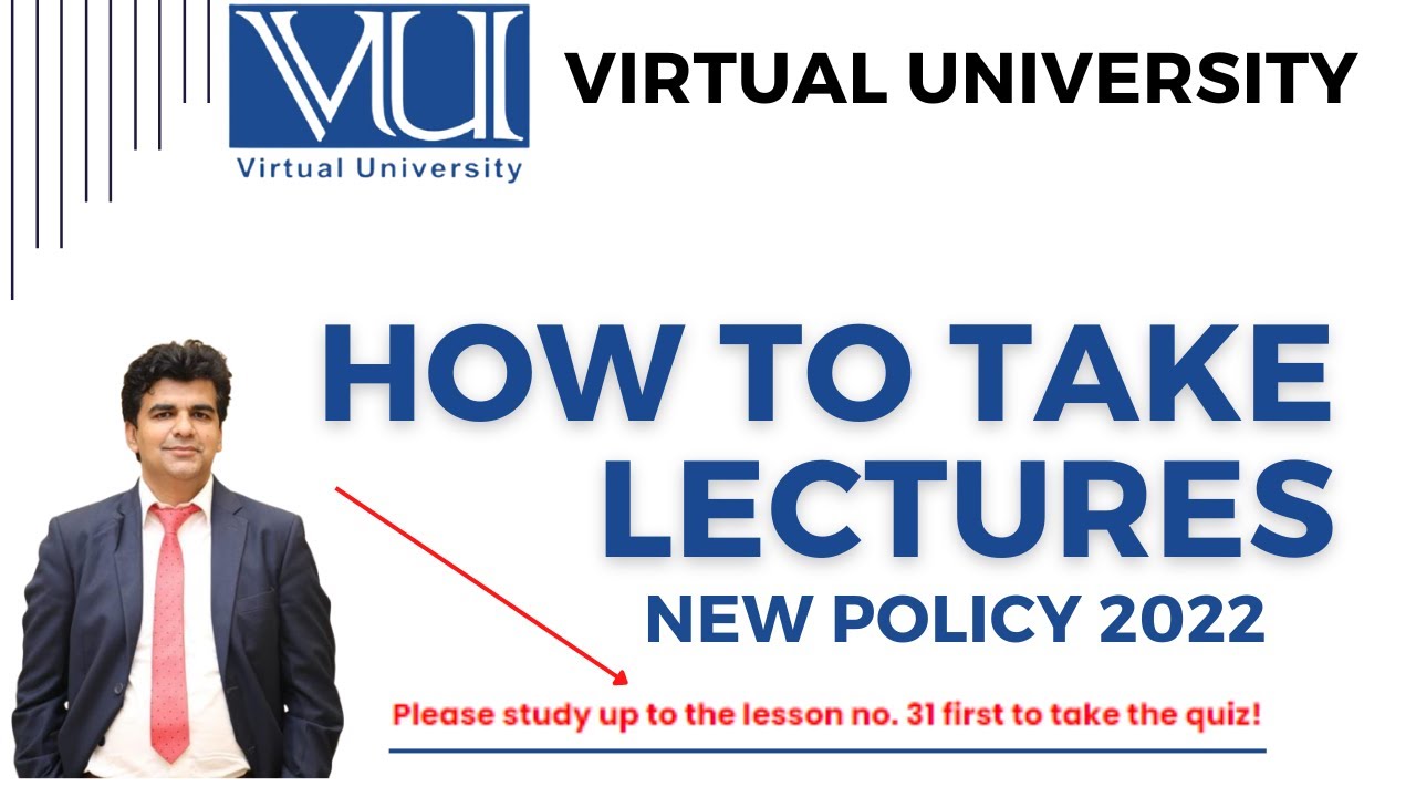 How to Take Lectures at Virtual University | VU Lectures Attendance ...