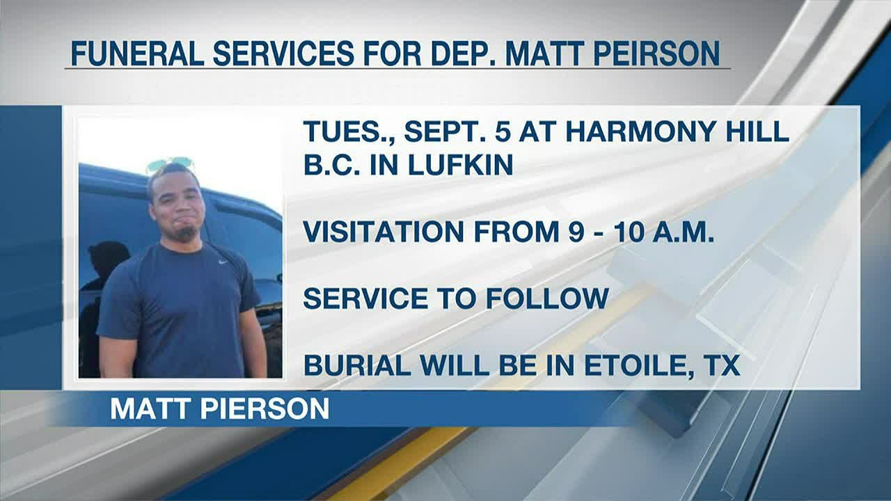Funeral service set for Deputy Matthew Pierson - YouTube