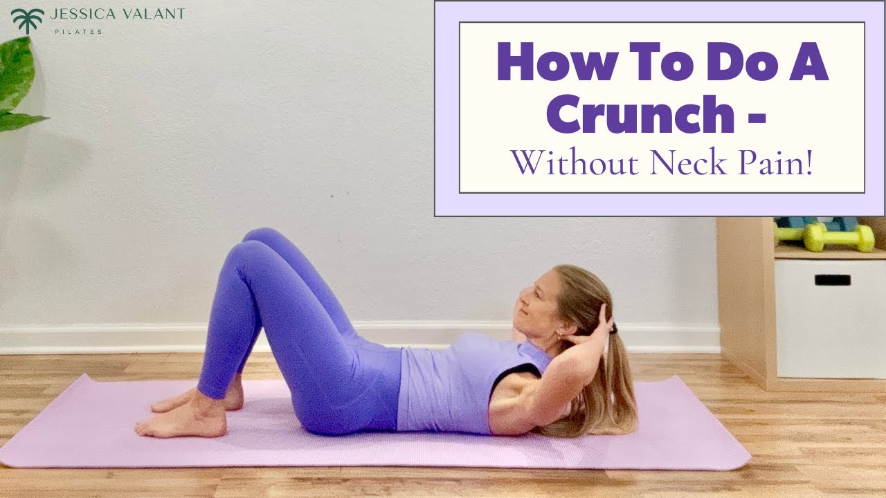 How To Do A Crunch - without neck pain! - YouTube