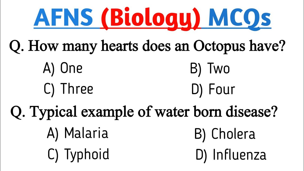 Afns Biology Test Preparation Afns Test Preparation 2023 Youtube