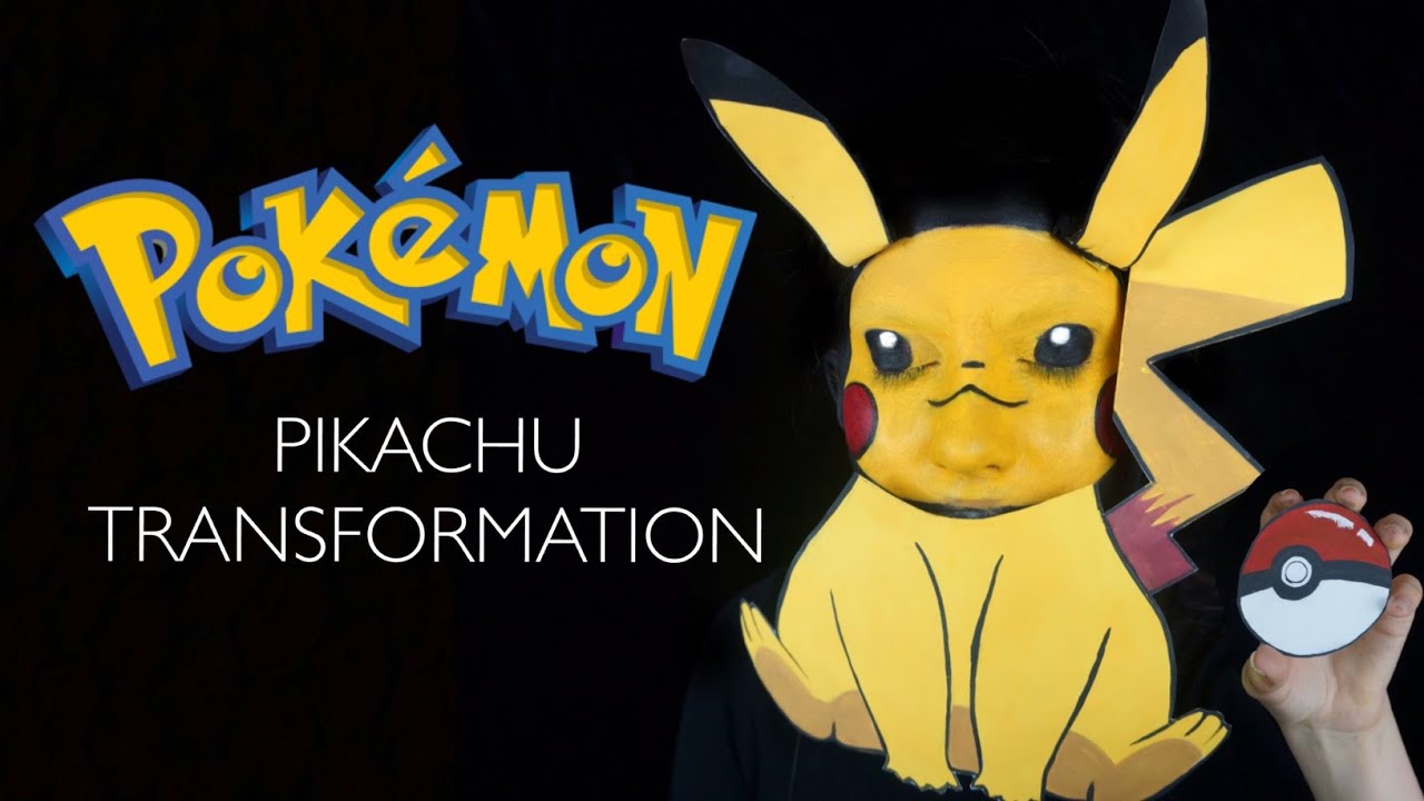 Pokemon Go Pikachu Makeup Transformation - YouTube