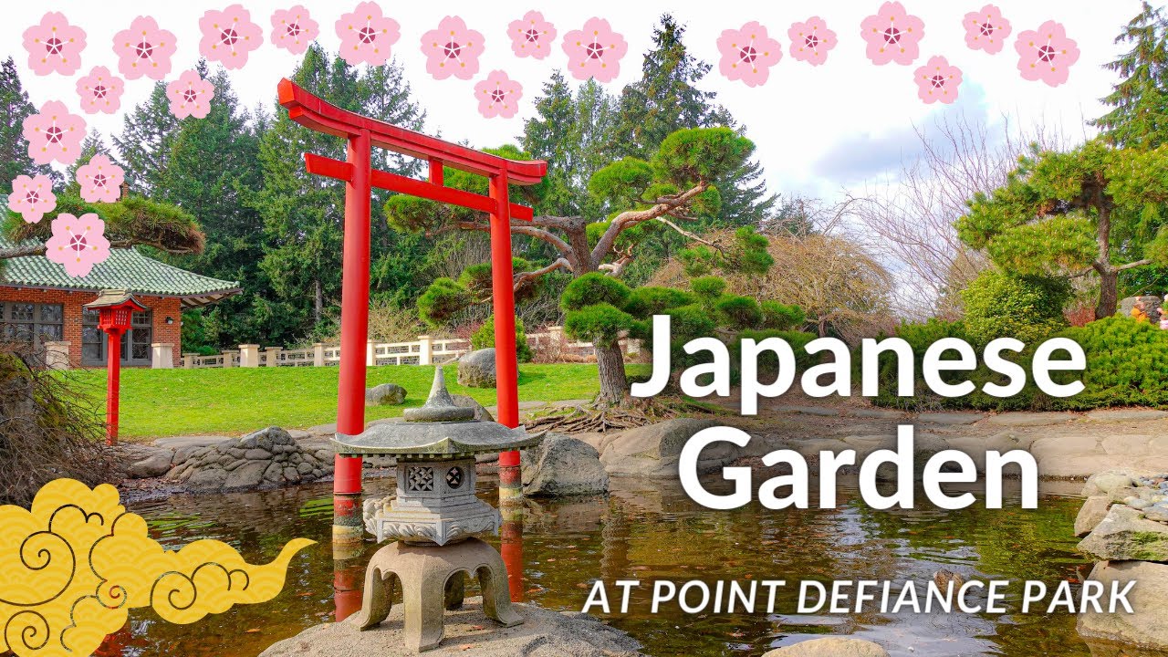 Visiting a JAPANESE garden at point defiance park - TACOMA - YouTube