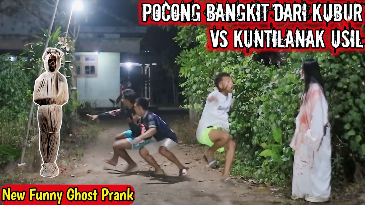 Kuntilanak vs Pocong Bangkit Dari Kubur || Kompilasi Prank Hantu Terlucu || Top Ghost Prank ...