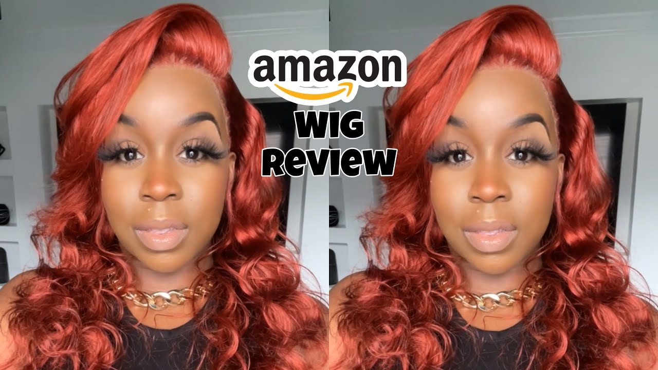 PERFECT FALL WIG | BOLD GINGER WIG | AMAZON WIG REVIEW - YouTube