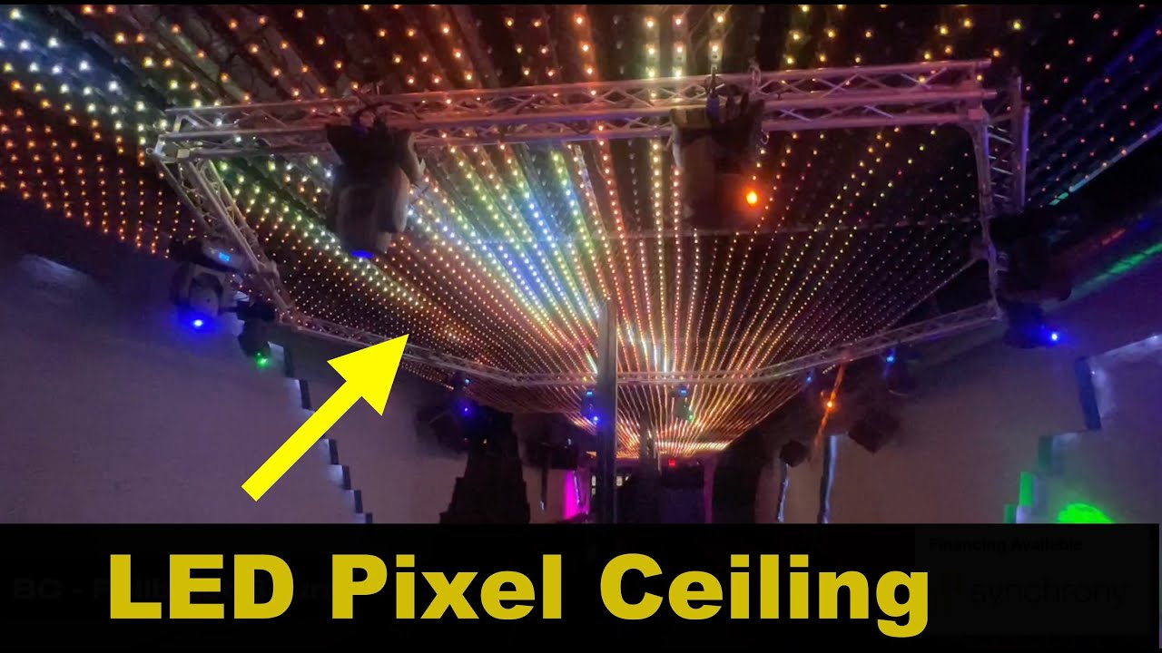 We installed an AMAZING LED Pixel Ceiling! - YouTube