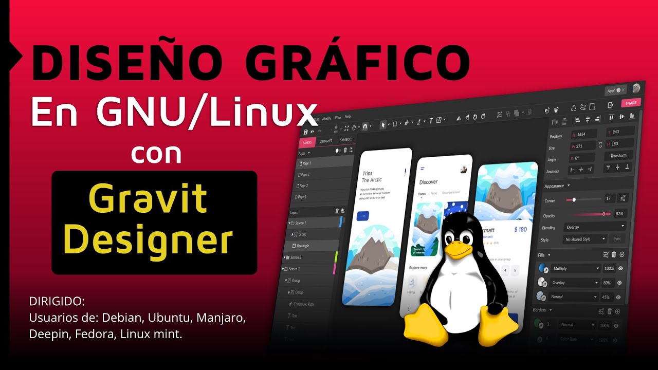 🎨 Diseño Gráfico en GNU/LINUX 2020 con Gravit Designer 🔘 Introducción ...