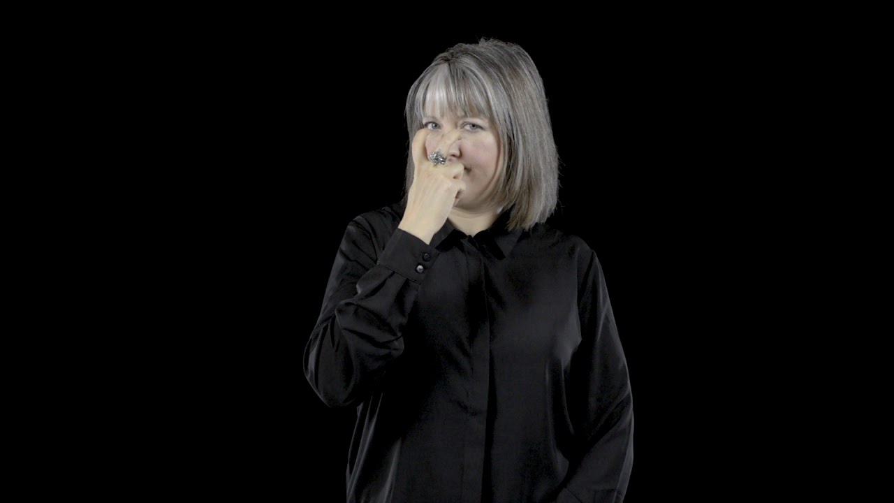 How To Sign The Word Blind In ASL - YouTube