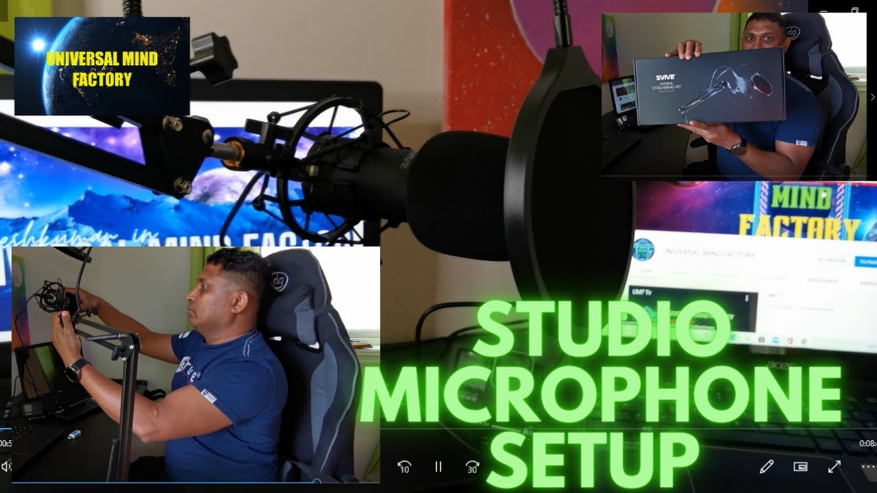 மைக் | studio microphone setup | Streaming Kit Mic | Unboxing | 30 ...