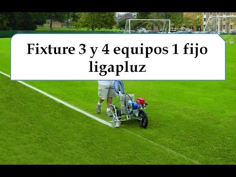 Fixture 3 y 4 equipos 1 fijo ligapluz - YouTube