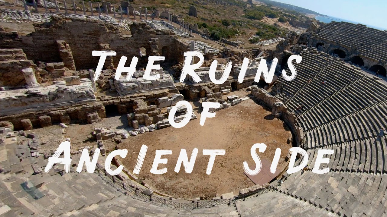 The ruins of ancient Side - YouTube