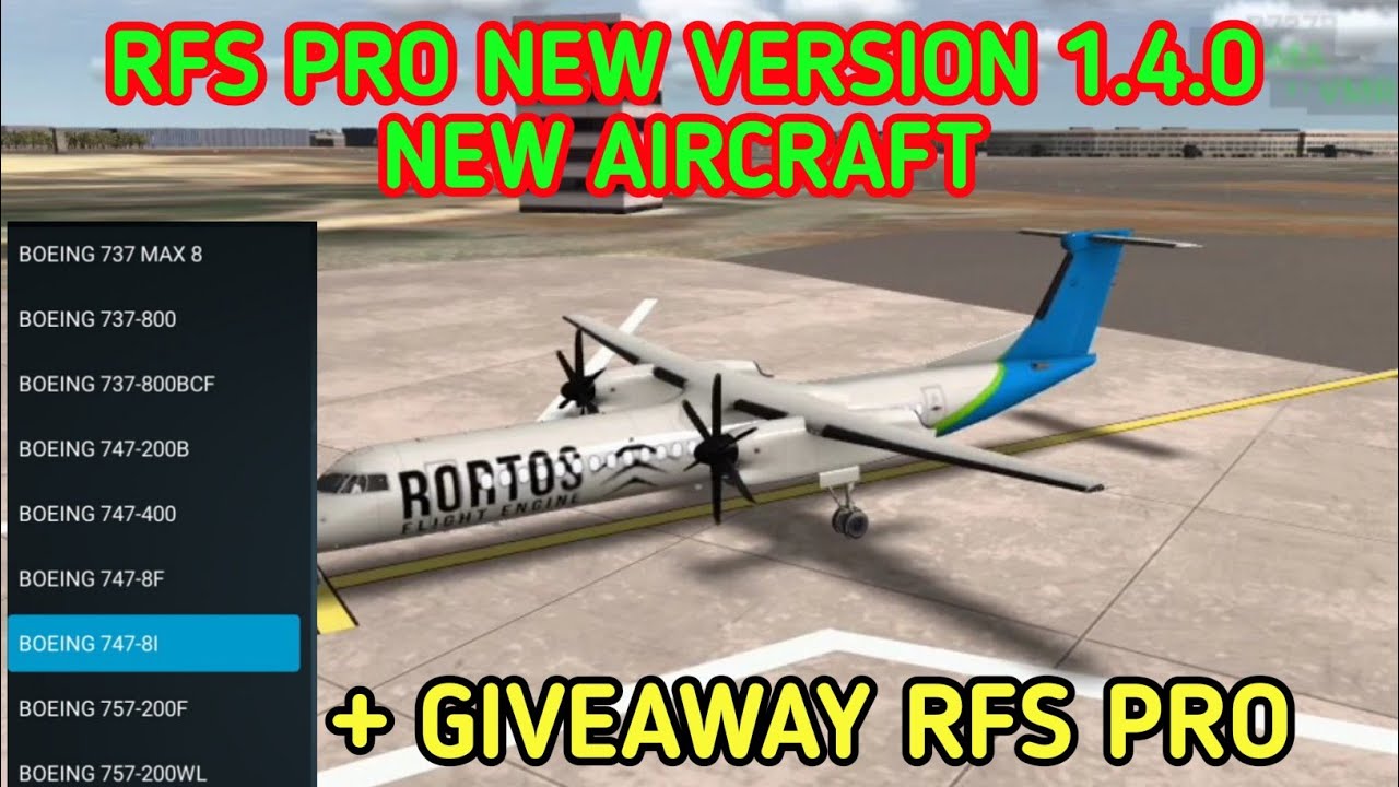 RFS PRO NEW VERSION 1.4.0 NEW AIRCRAFT + GIVEAWAY RFS PRO - YouTube