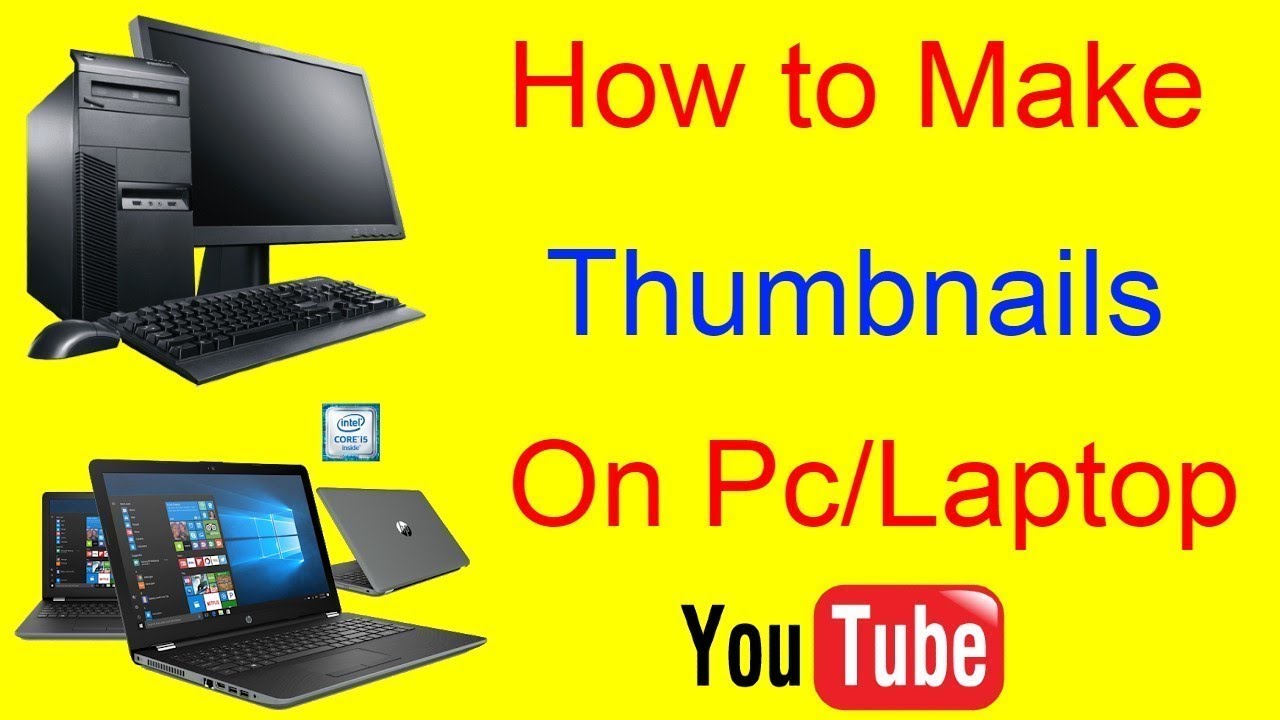 How To Create Thumbnail In English Easy And Free Class:5 - YouTube