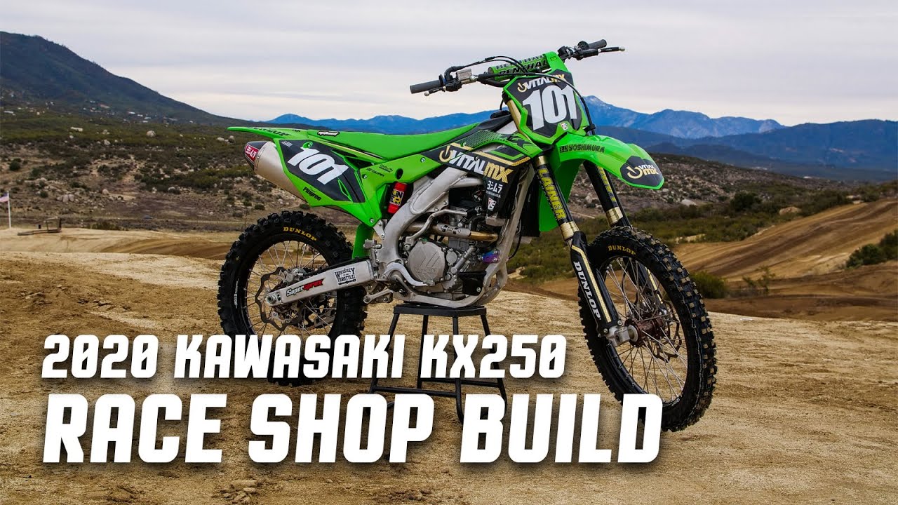 Vital MX Race Shop Build: 2020 Kawasaki KX250 - YouTube