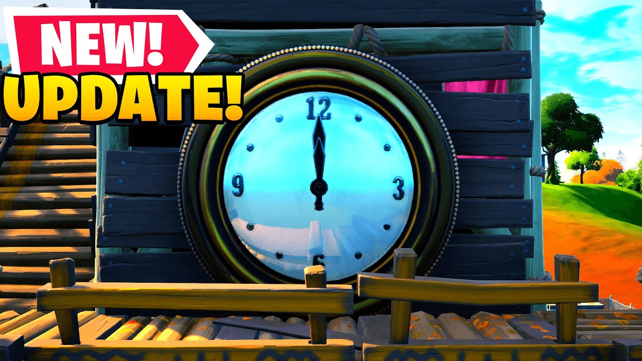 *NEW* Tilted Towers Clock Has Been UPDATED! (New Sounds) - YouTube