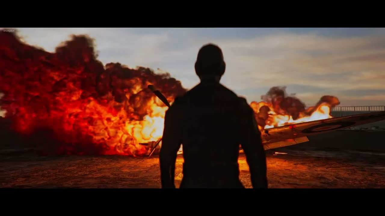 Plane Crash | Cinematic Animation in Unreal Engine 5 & Blender - YouTube
