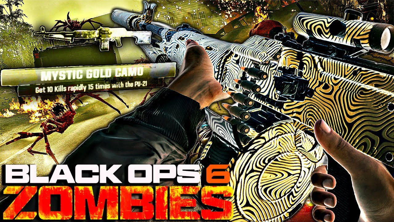 PU-21 LMG Was an EASY *Mystic Gold* Weapon In Black Ops 6 Zombies! - YouTube