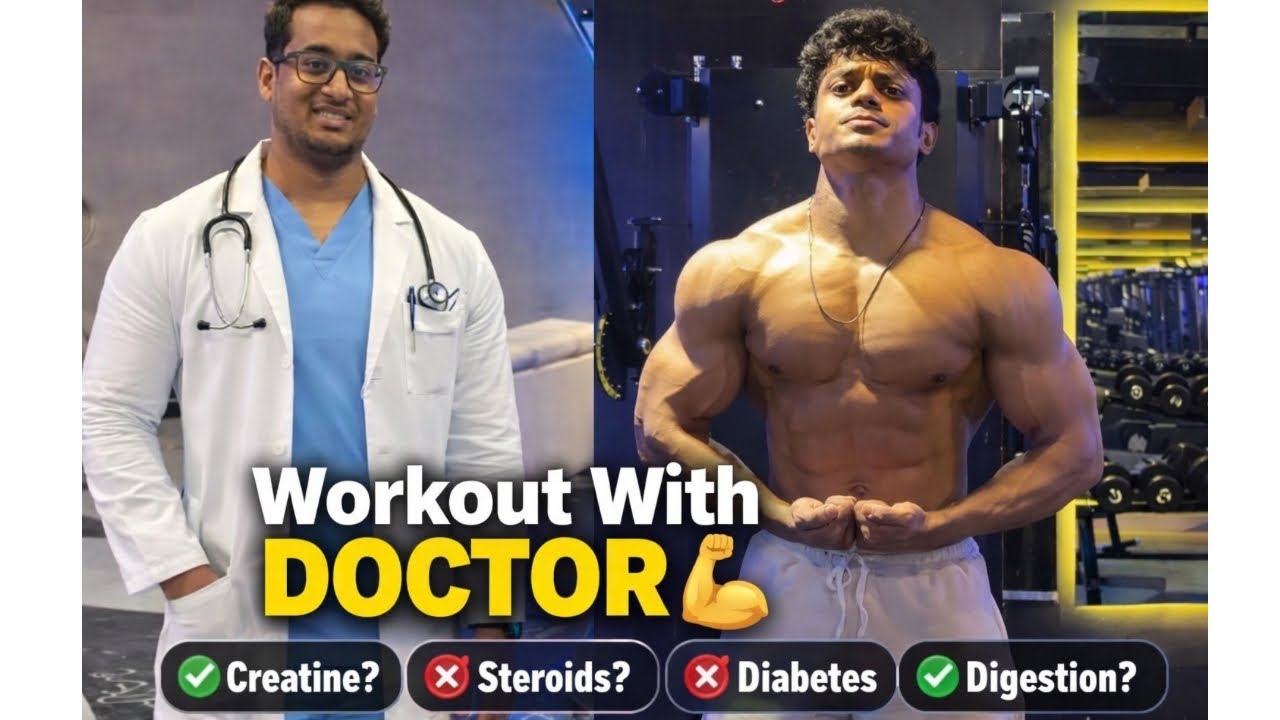 CHEST DAY Workout with Doctor |Creatine Safe? Digestion, Recovery ...