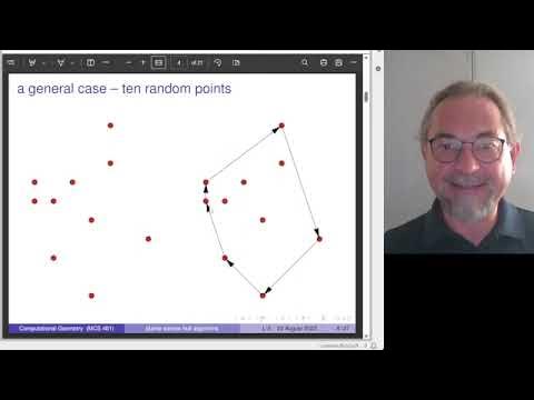 Convex Hull Algorithms for Points in the Plane illustrated by the ...