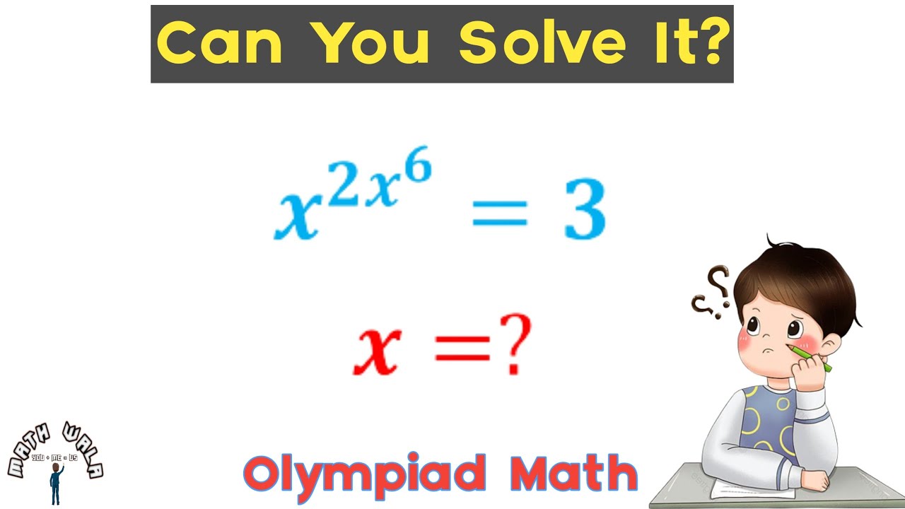 Olympiad Math.Can You Solve It?How🤔 to solve challenging exponential ...