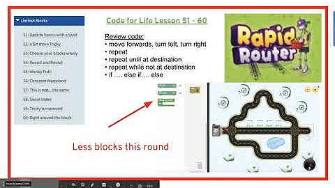 Rapid Router Levels 51 - 60 - YouTube