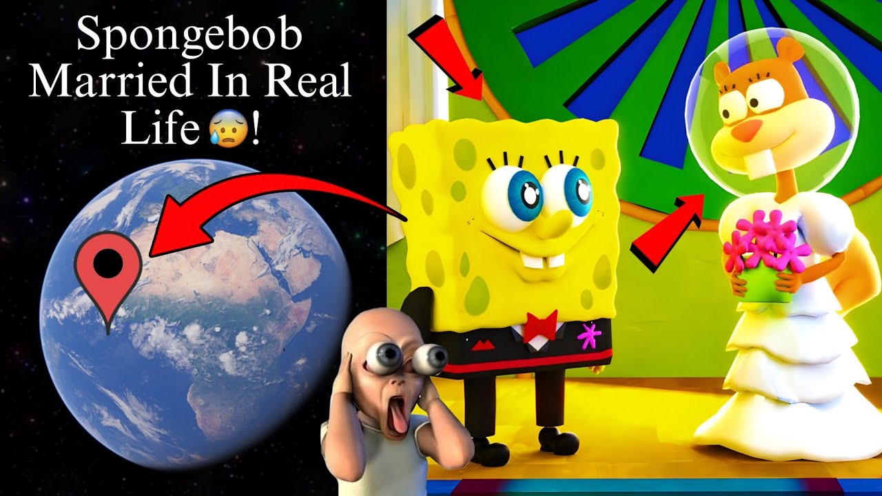 Spongebob Gets Married In Real Life Caught On Google Earth and Google ...