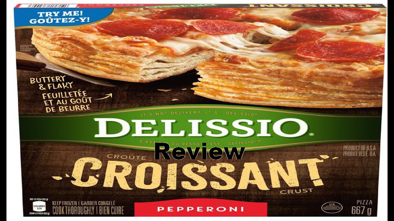 Delissio Croissant Crust Review - YouTube