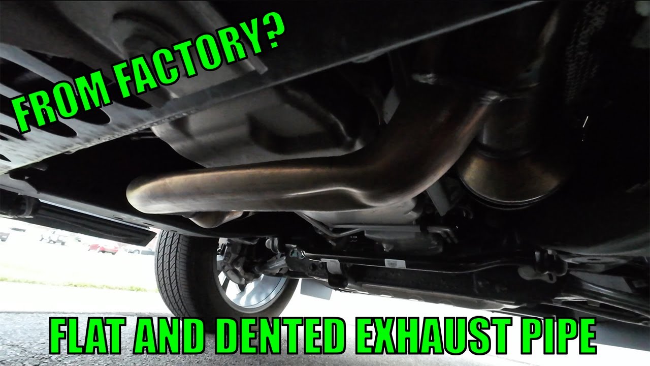GM Factory Flattened/Dented Exhaust Pipe? (Tahoe, Yukon, Escalade ...