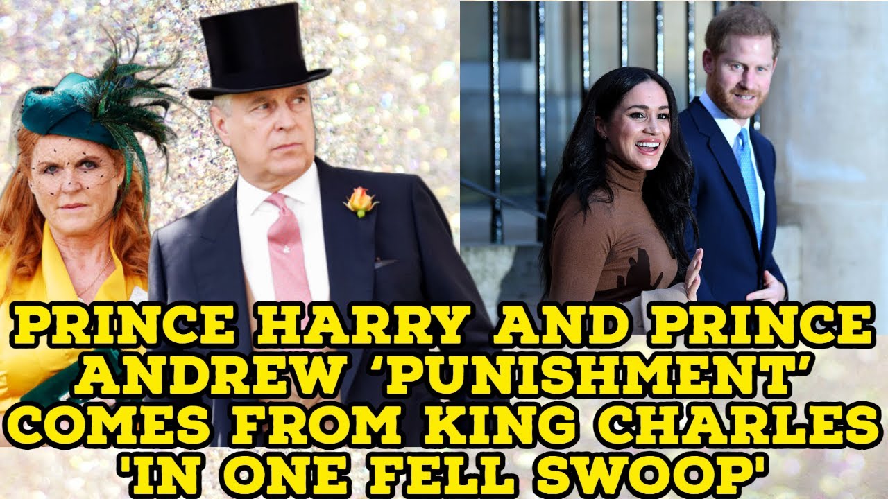 Prince Harry and Prince Andrew 'punishment' comes from King Charles 'in ...