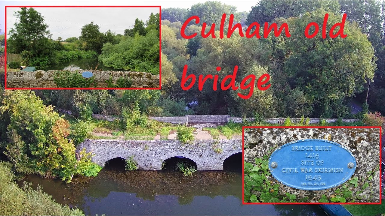 Culham old bridge. (1645, The battle of Culham Bridge). Once had WW2 ...