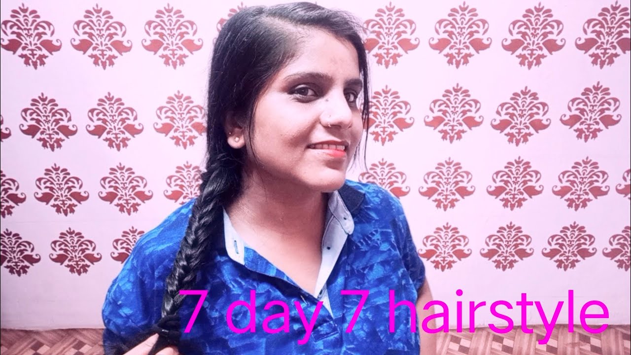 how to 7 Day look different hairstyle,7 easy hairstyle for everyday of ...