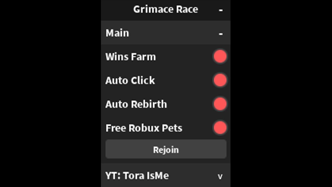 [FREE LIMITED] Grimace Race Script - Auto Farm Wins / Free Robux Pets ...