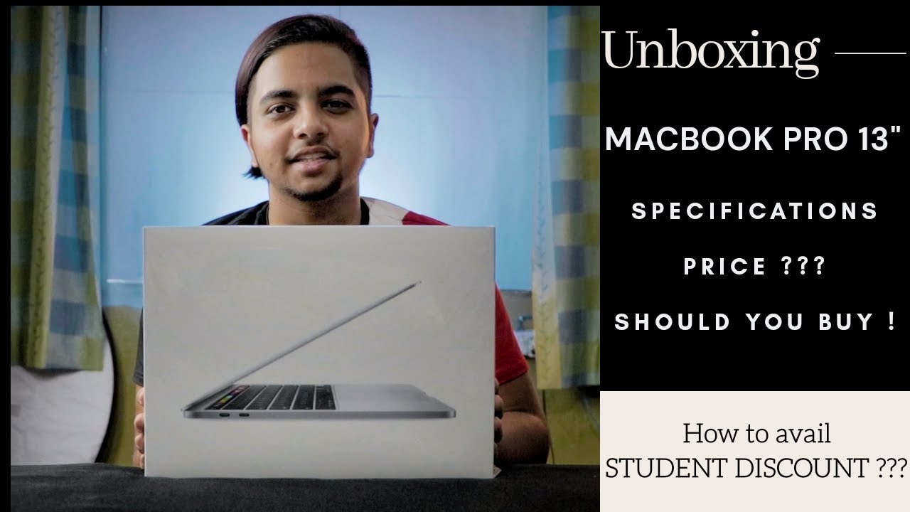 UNBOXING - MacBook Pro 13" 2020 | HOW TO AVAIL STUDENT DISCOUNT - YouTube