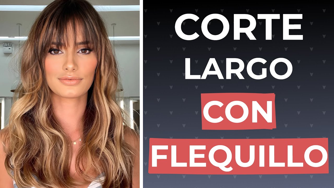 Cortes de Cabello Largo con Flequillo 2025 Para Mujer - YouTube