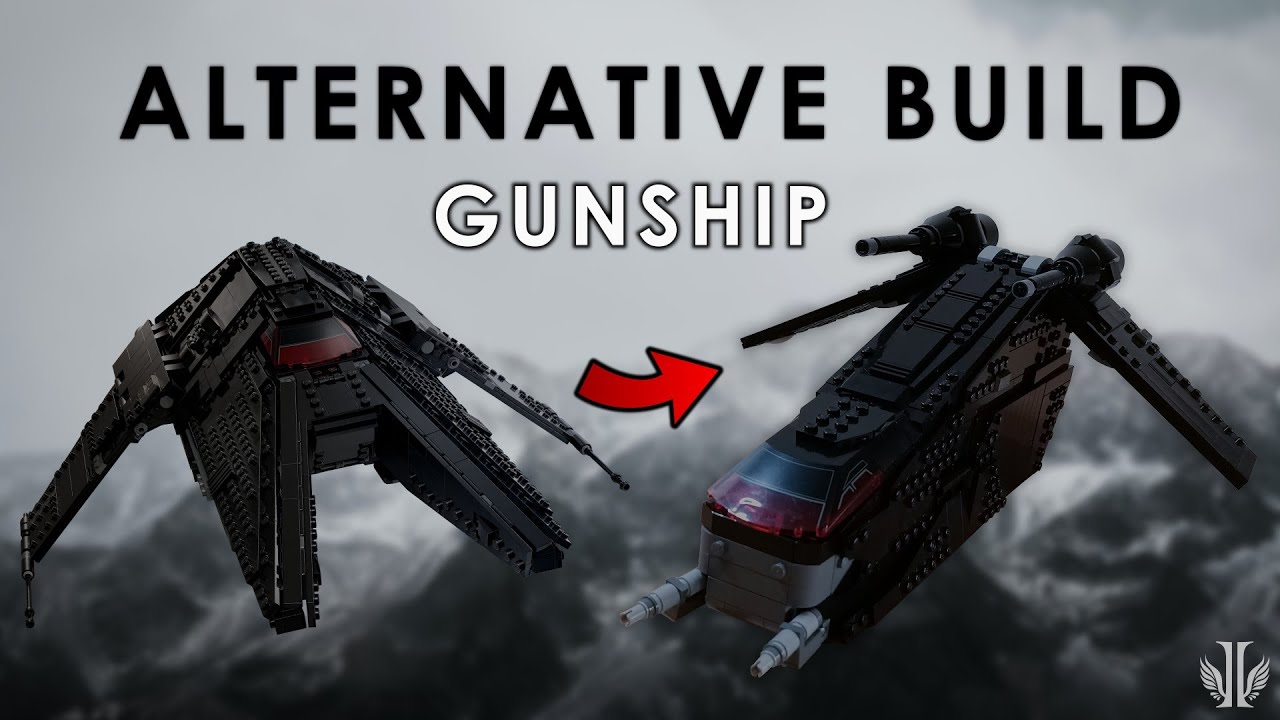 Lego GUNSHIP Alternative Build from Inquisitor Transport Scythe (75336 ...