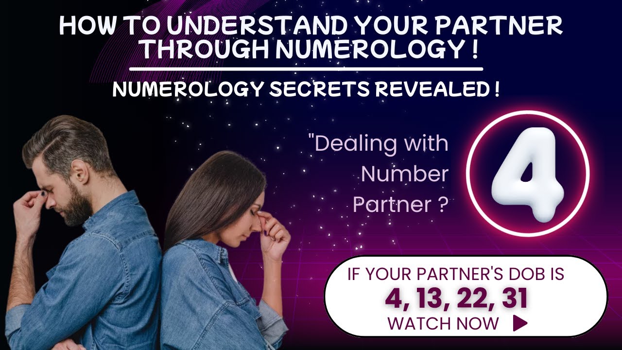 "Dealing with a Number 4 Partner ? Numerology Secrets Revealed ! # ...