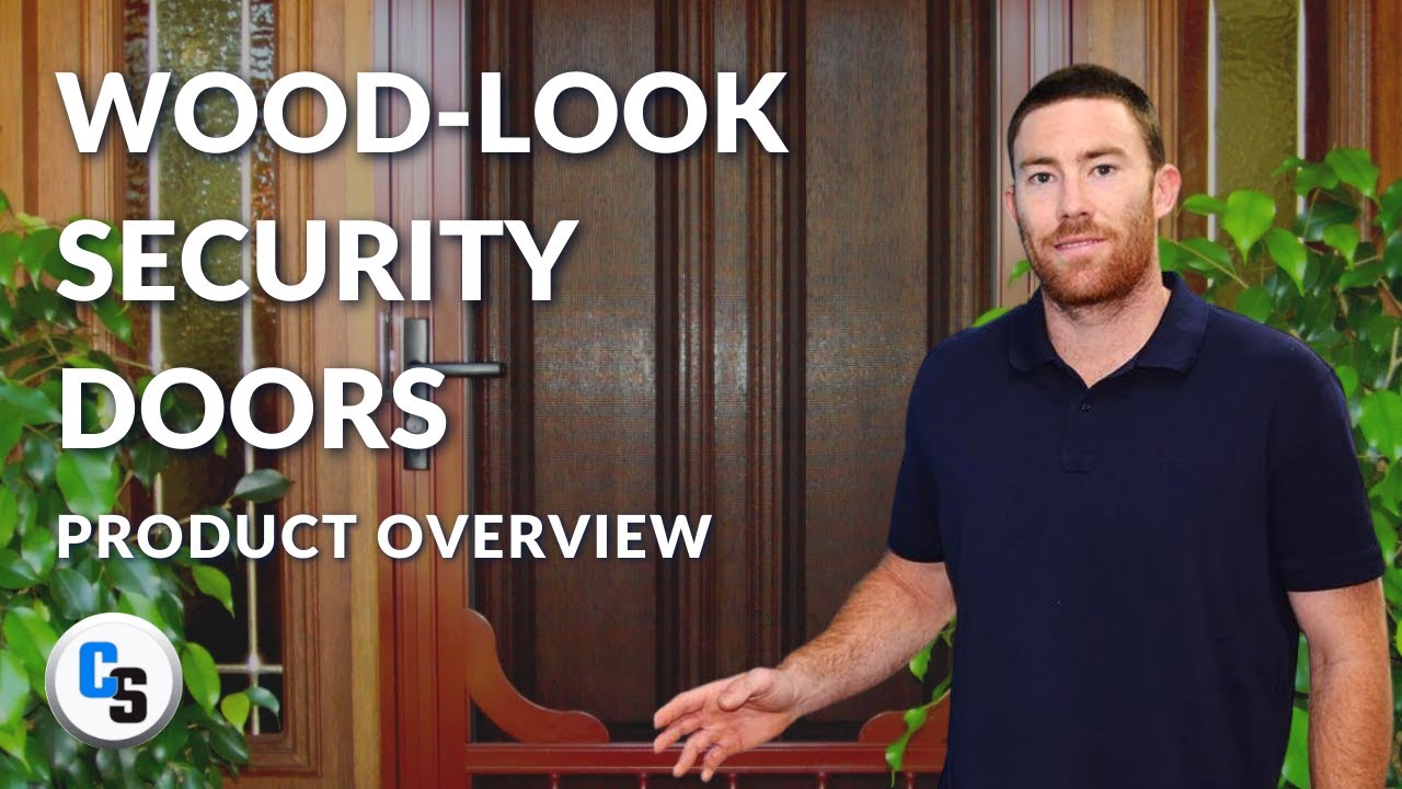 Product Overview: Wood Look Security Doors - YouTube
