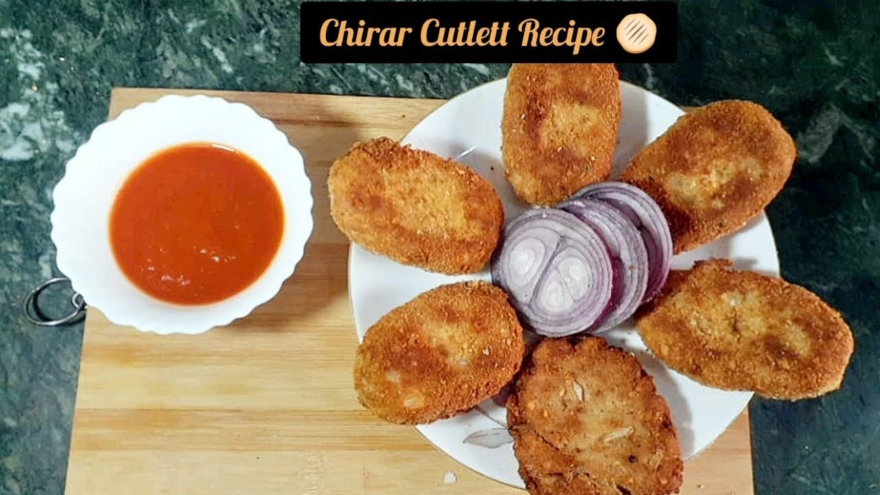 Chirar Cutlett (Poha's Cutlett) Recipe 🫓😋|Tasty Snacks Recipe #snacks# ...