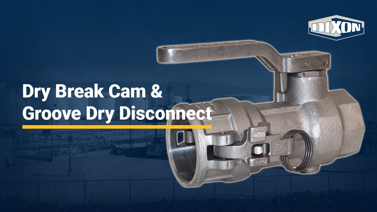 Dry Break Cam & Groove Dry Disconnect Couplers - YouTube