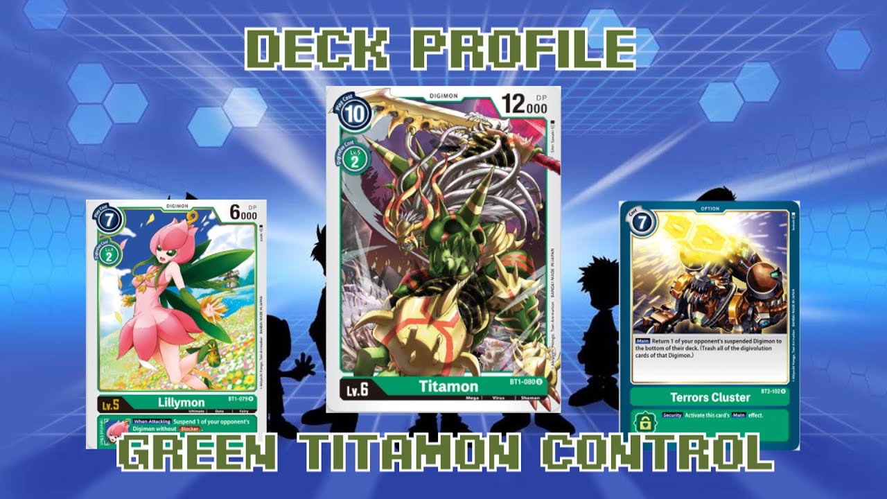 Deck Profile - Green Titamon Control | Digimon Card Game 1.0 Format ...