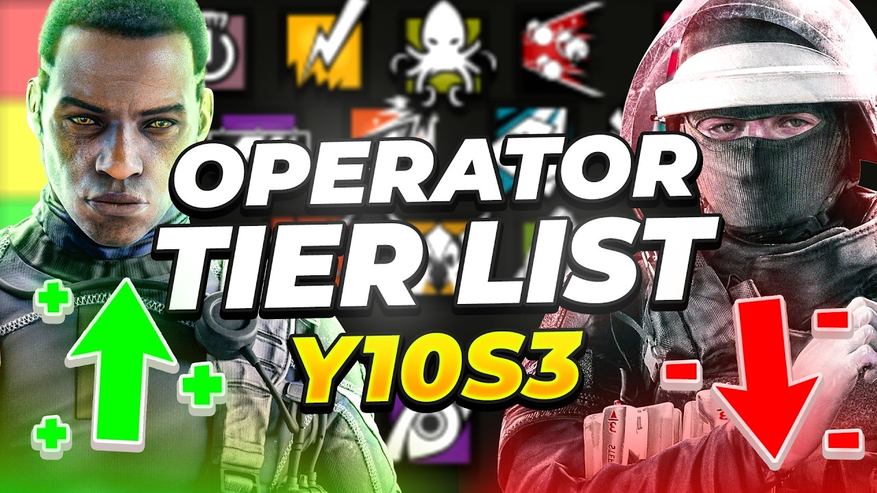 The OFFICIAL Rainbow 6 Siege Operator Tier List - R6 2025 - YouTube