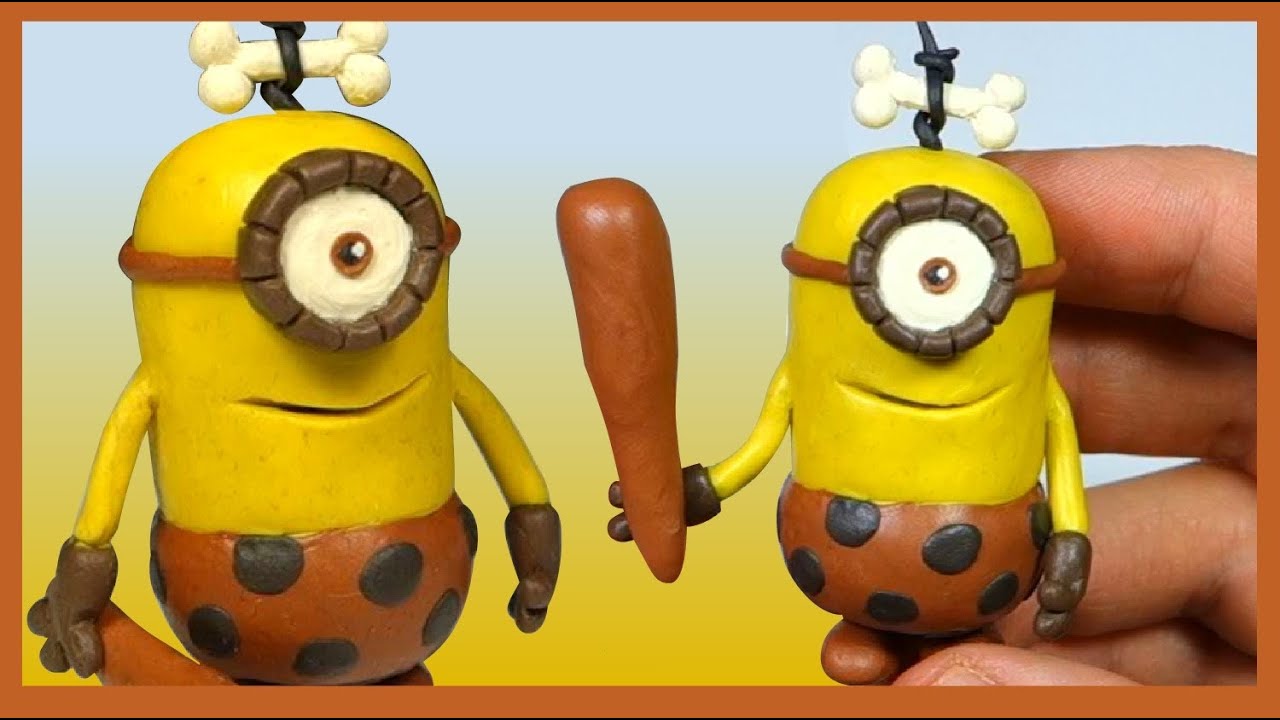 Making a caveman MINION in plasticine from "Minions" and "Despicable Me ...