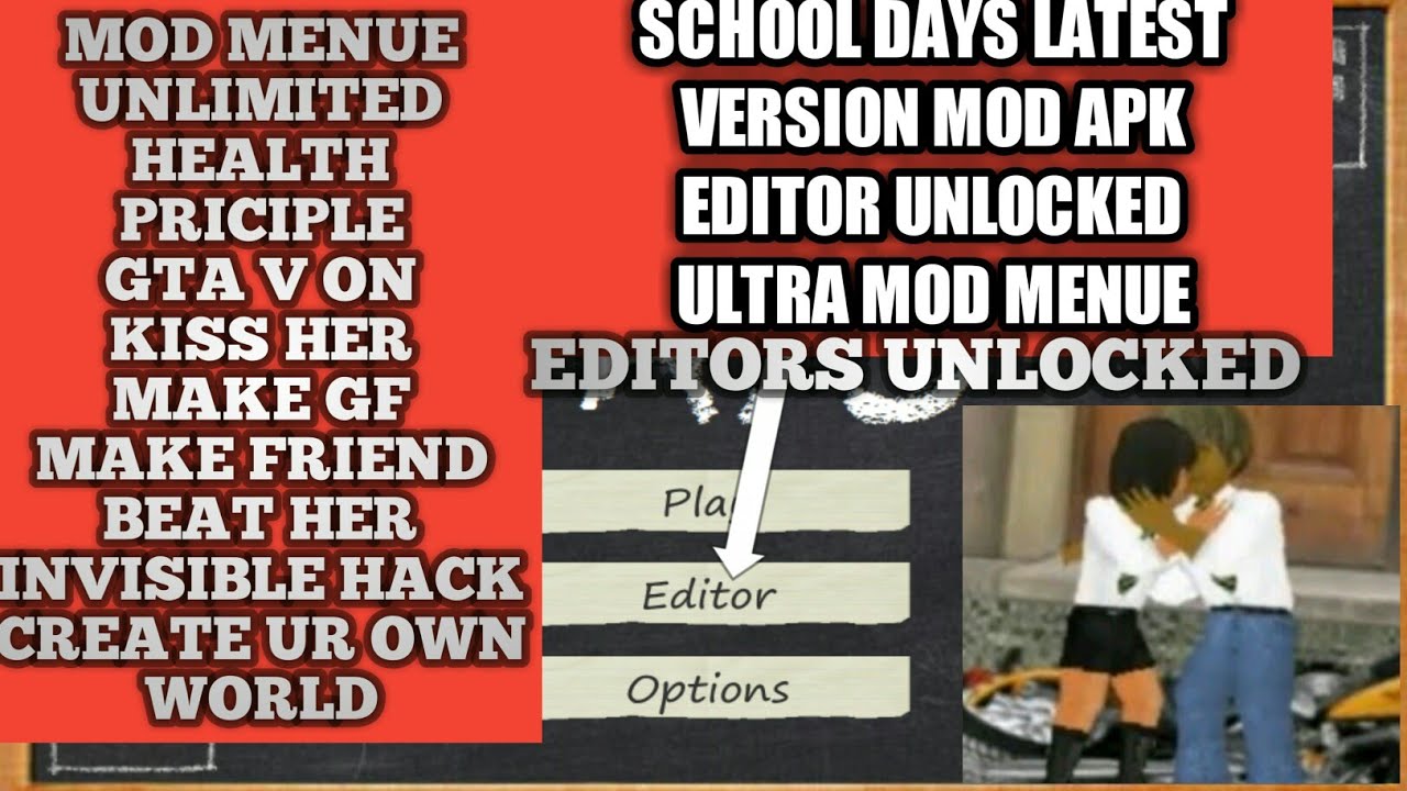 School days hack version How to hack school days school days mod apk ...