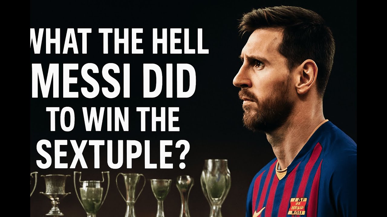 What the hell did Messi do with Barcelona to win the sextuple? | The ...
