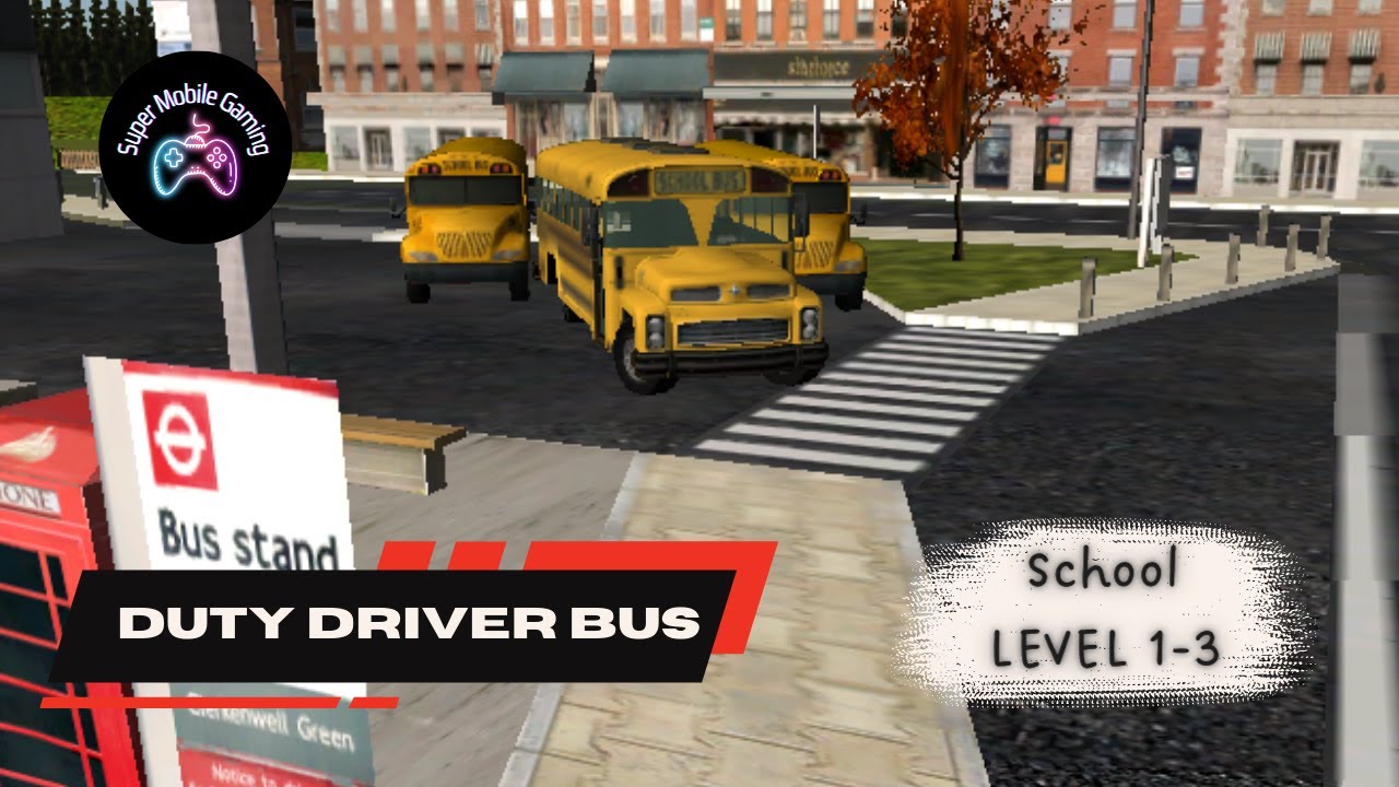 Duty Driver Bus LITE Gameplay - School Mission, Levels 1-3 - YouTube