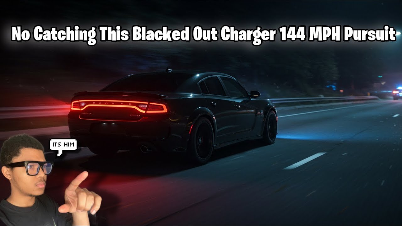 This Black Charger Did 144 MPH Evading ASP - YouTube