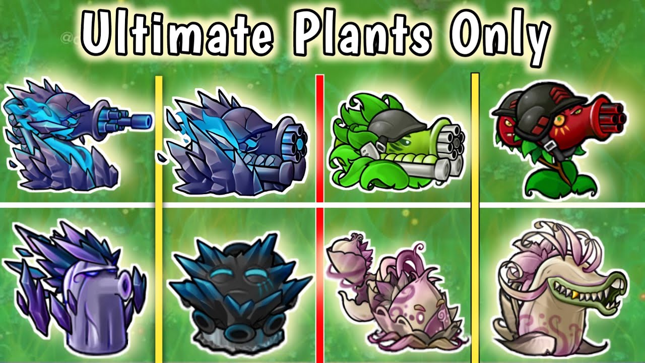 Ultimate Fused Plants Vs Ultimate Zombies !! Pvz Fusion Mobile - YouTube