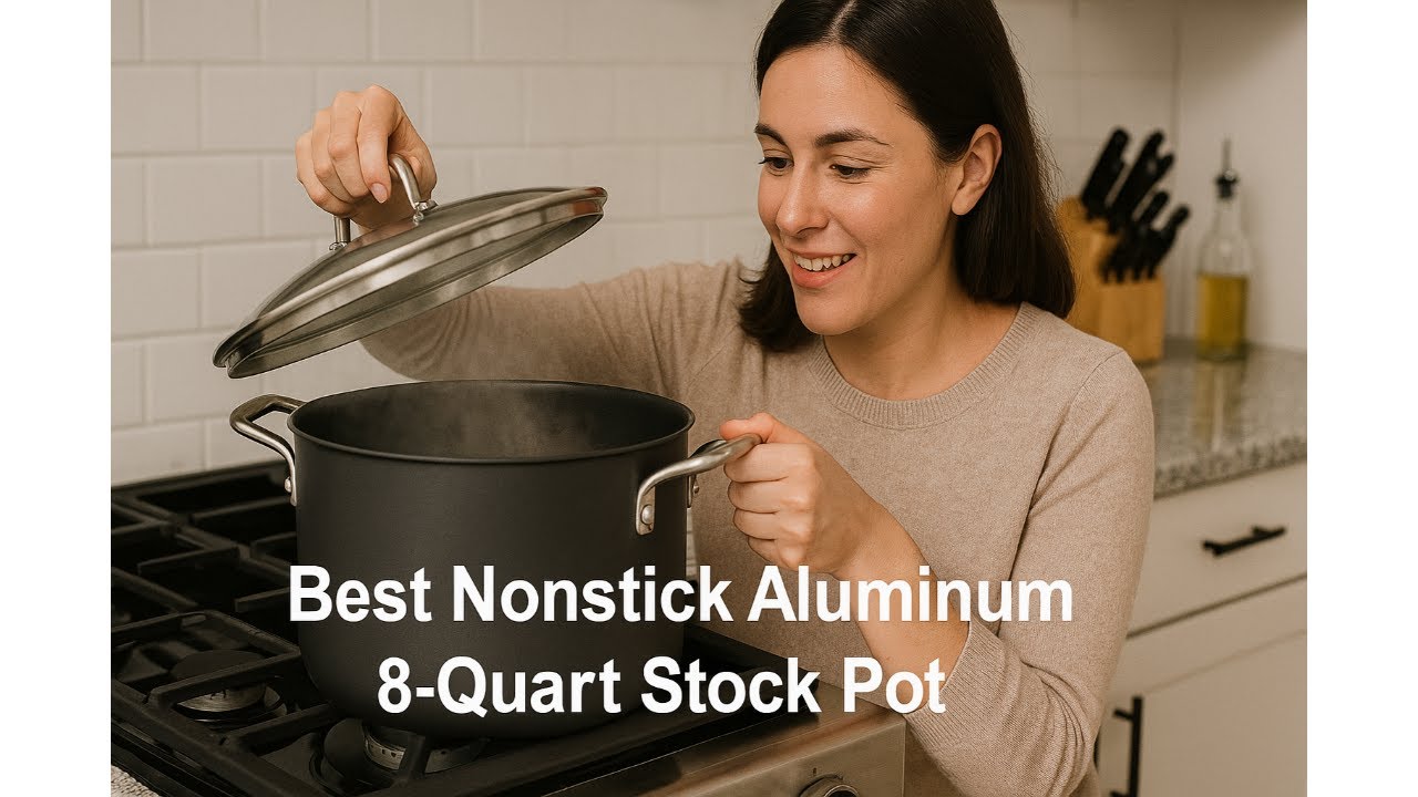 🍲 BEZIA 8 Quart Cooking Pot | Best Nonstick Aluminum 8-Quart Stock Pot ...