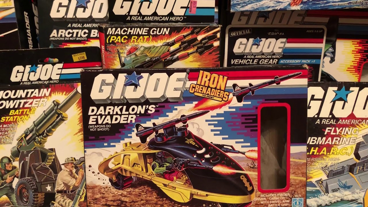 GI Joe Darklon’s Evader (1988) Hasbro 1980s 80s Then 80s Now - YouTube